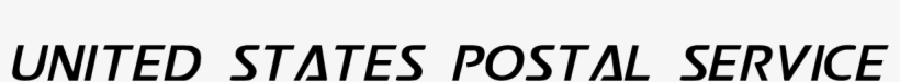 Us Postal Service Font - Free Transparent PNG Download - PNGkey