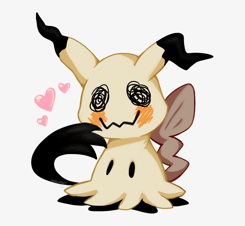 Mimikyu Love By Ambunny - Mimikyu Love - Free Transparent PNG Download ...