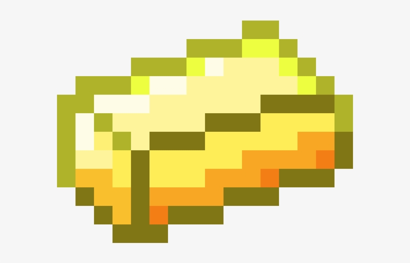 Minecraft Gold - Minecraft Gold Bar Png - Free Transparent PNG Download ...