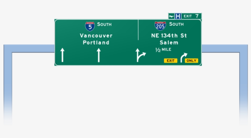 Caltrans Likes To Keep Their Signs Limited To 10' Tall, - Arrow Road ...