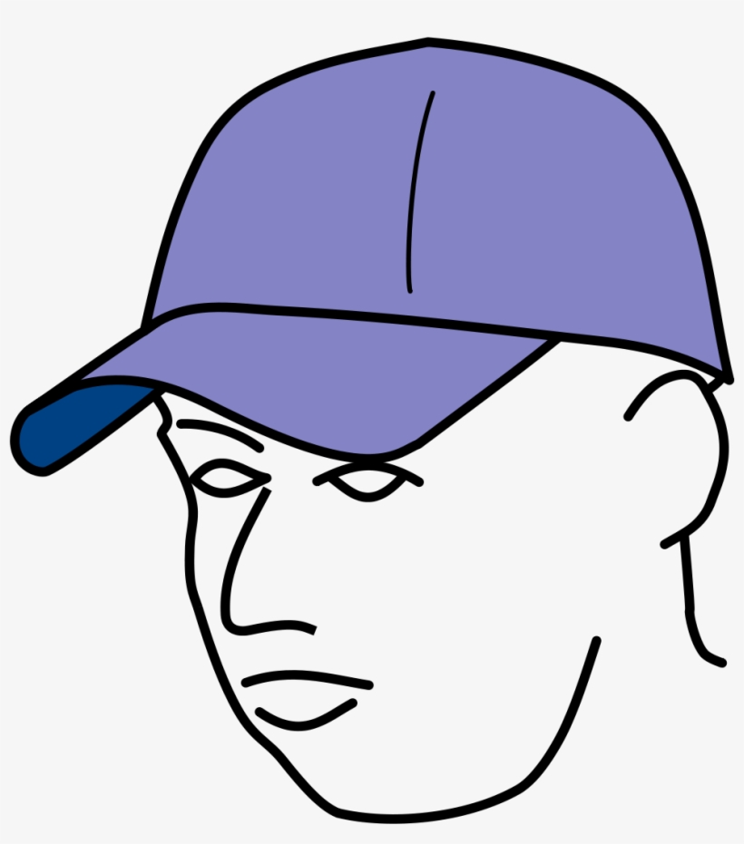 Cap With Face Drawing - Free Transparent PNG Download - PNGkey