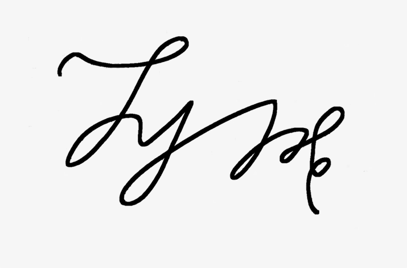 Taeyeon Hwang English Autograph - Wikimedia Commons - Free Transparent ...