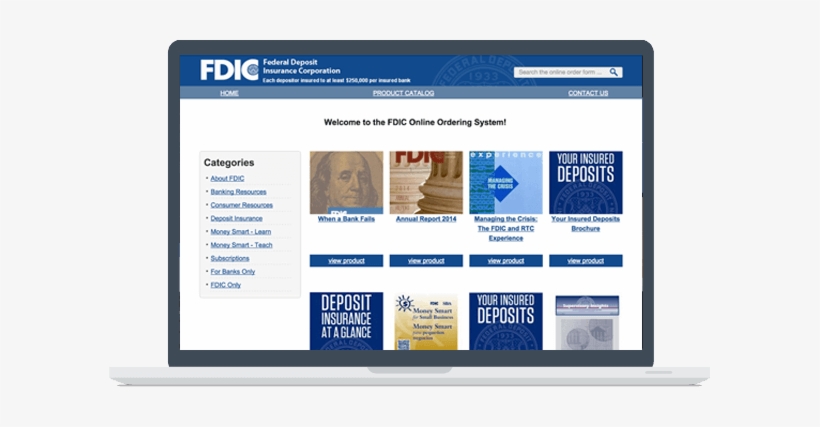 Fdic Online Store Website - Fdic - Free Transparent PNG Download - PNGkey