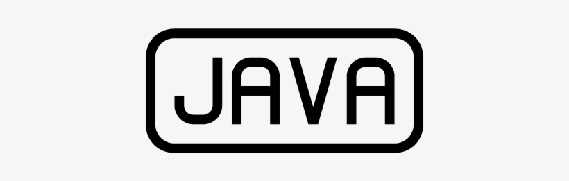 Java File Type Rounded Rectangular Outlined Interface - Computer File ...