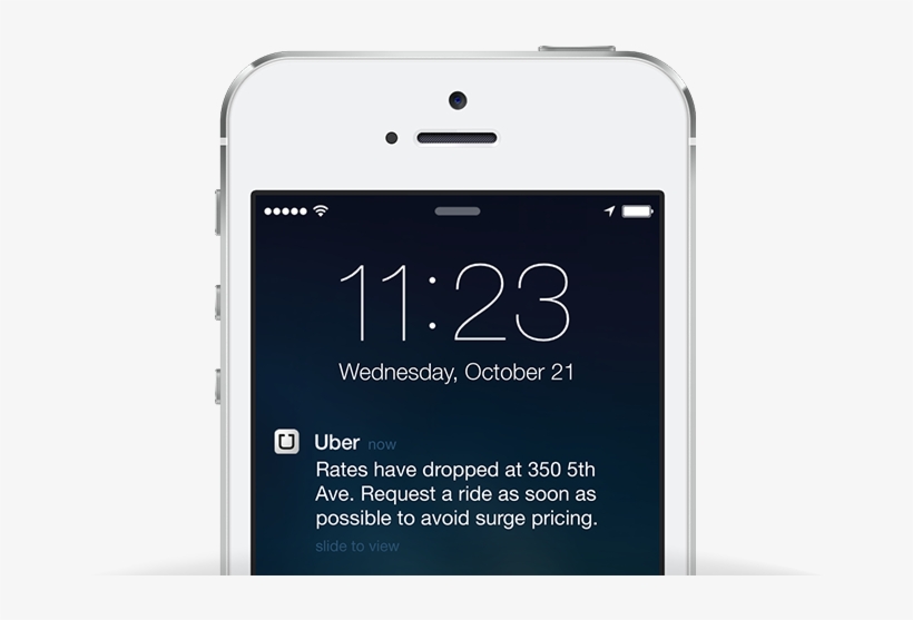 Uber Notification Cut - Uber Driver App Notification - Free Transparent ...
