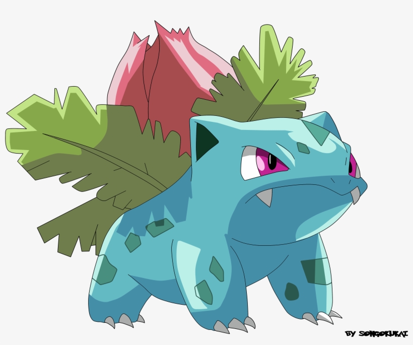 Ivysaur Is A Plant-type Pokémon / Poison Introduced - Bulbasaur ...