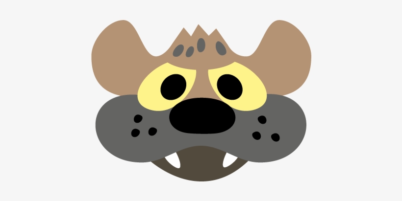 Printable Hyena Mask - Free Transparent PNG Download - PNGkey