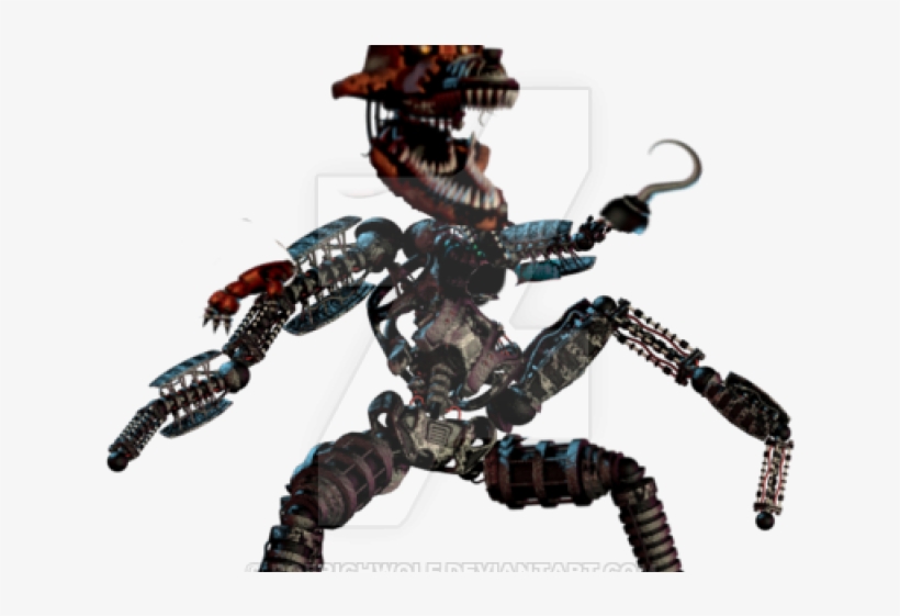 Nightmare Foxy Png Transparent Images - Funko 5" Articulated Five ...