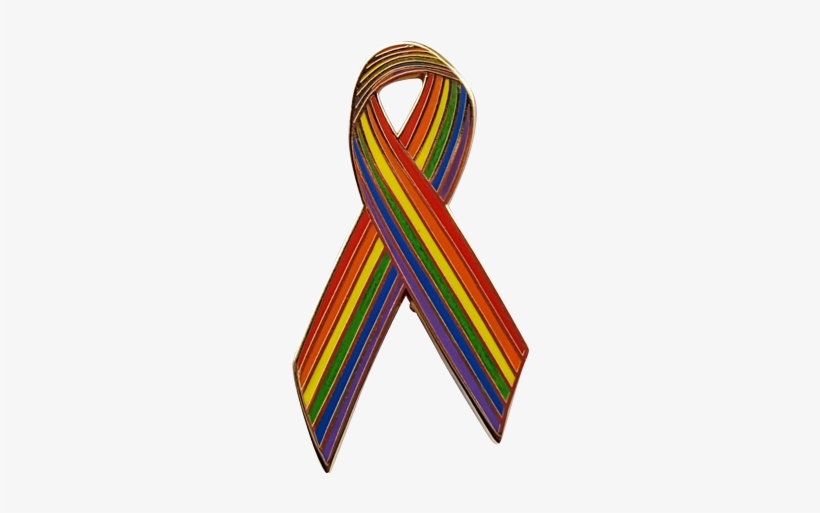 Lgbt Png Images - Pride Ribbon Pin - Free Transparent PNG Download - PNGkey