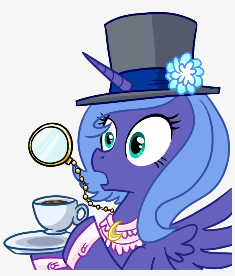 Madmax, Classy, Female, Gasp, Hat, Mare, Monocle, Pony, - Mlp Celestia ...