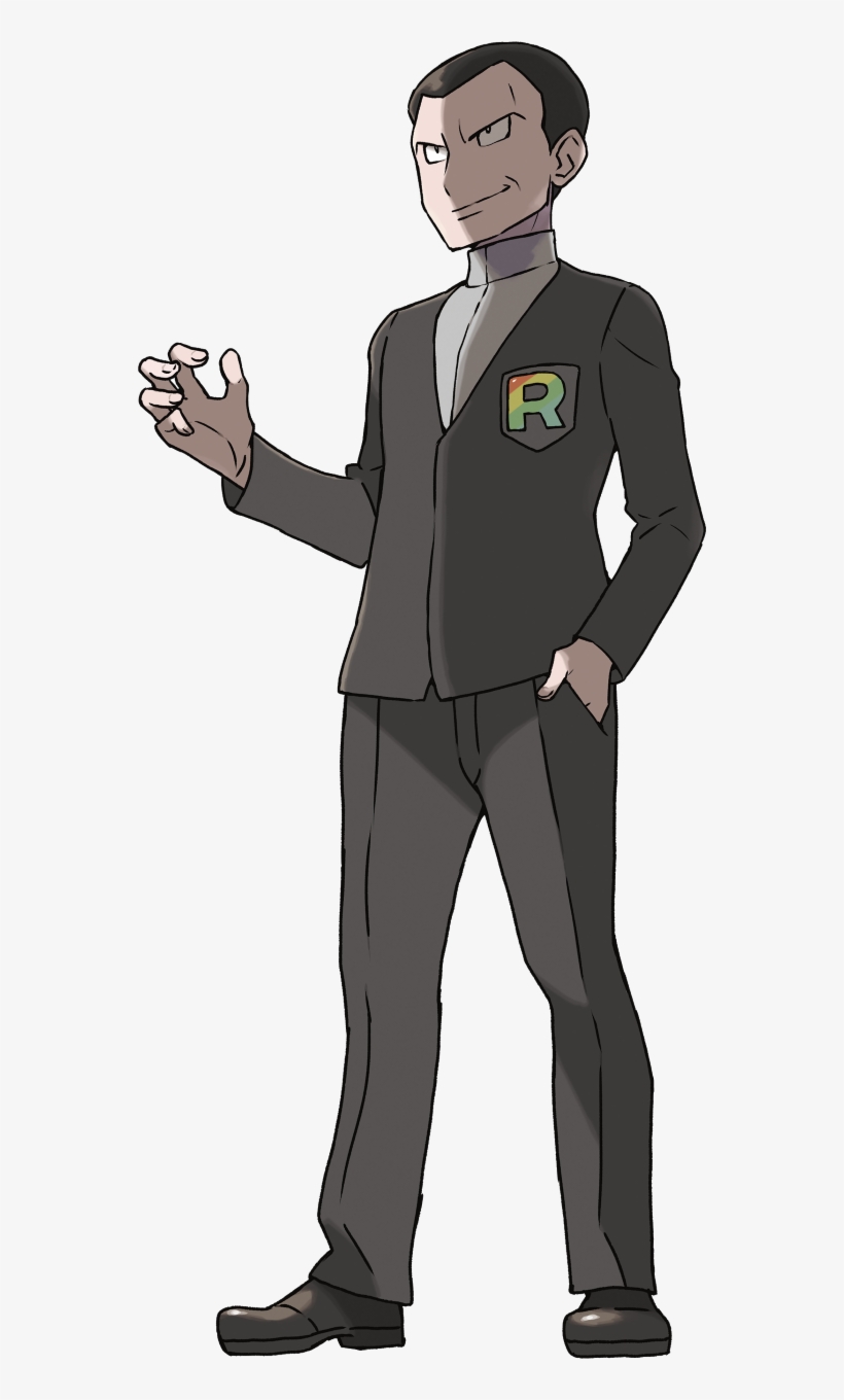 Pokemon Ultra Sun & Ultra Moon - Giovanni Rainbow Rocket Png - Free ...