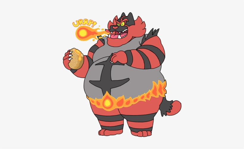 I Like Incineroar - Fat Fur Gained Weight Comic - Free Transparent PNG ...