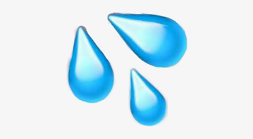 Wetemoji Emoji Wet Raindrop Drop Rain Blue Blueraindrop - Emoji Wet ...