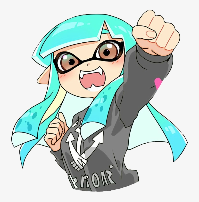 Splatoon Splatoon2 Splatoonart Squid - Splatoon - Free Transparent PNG ...