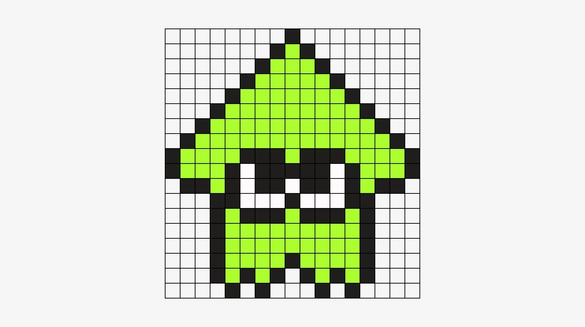 Splatoon Squid Ling Green Perler Bead Pattern / Bead - Splatoon Squid ...
