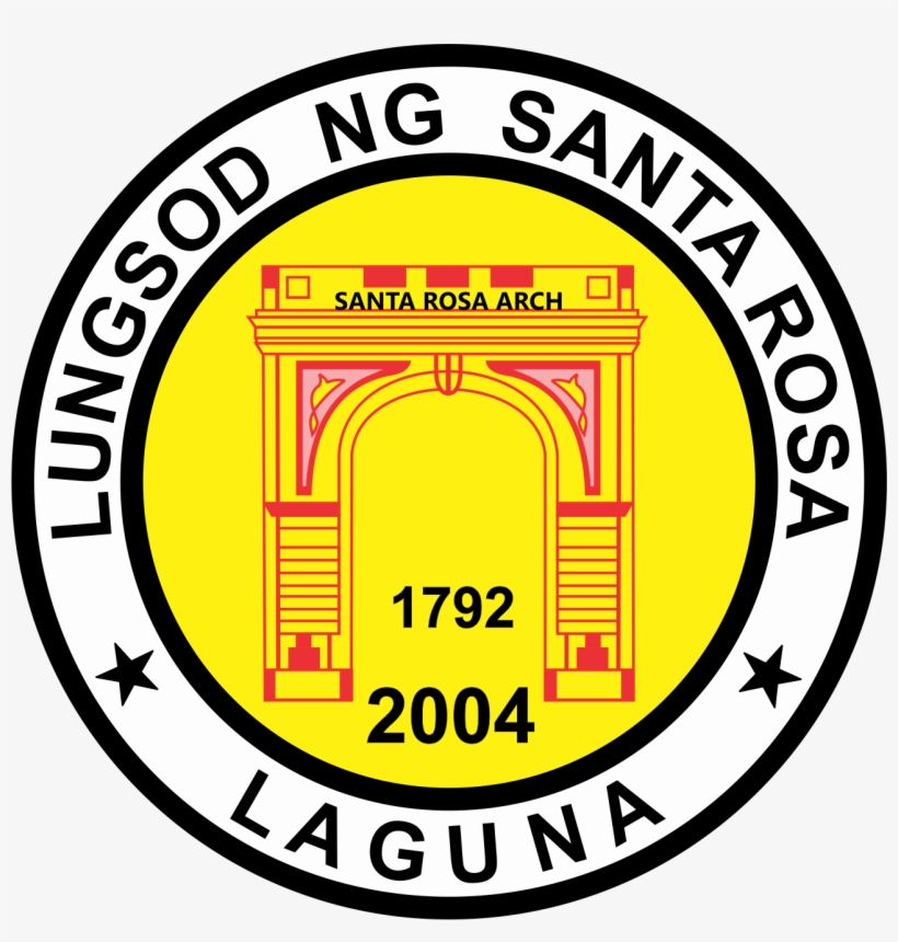 Seal Of Santa Rosa, Laguna - Santa Rosa City Logo - Free Transparent ...