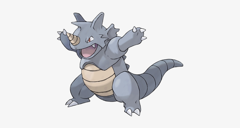 112rhydon - Pokemon Rhyhorn - Free Transparent PNG Download - PNGkey