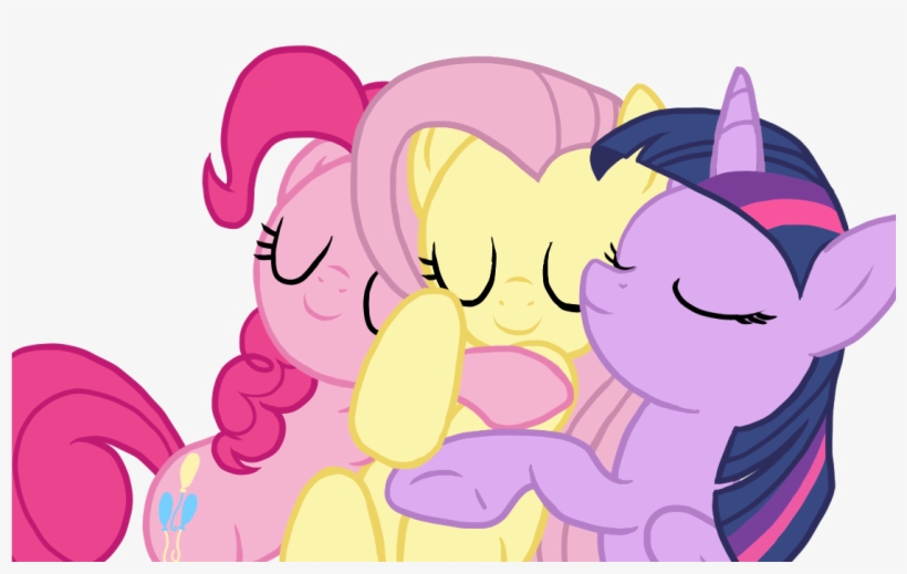 Cyberzerop, Female, Fluttershy, Mare, Pinkie Pie, Pony, - My Little ...