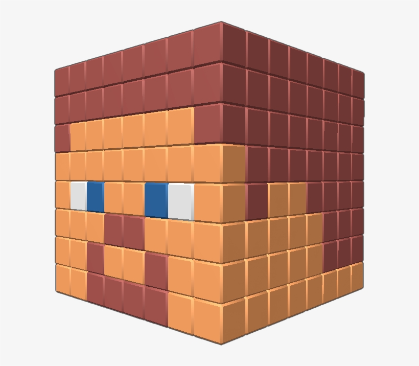 Steve Head From Minecraft Attach It To Anything If - Brickwork - Free ...