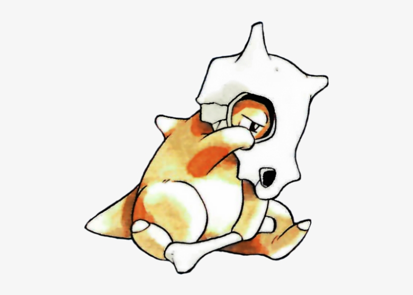 Cubone En La Primera Generación - Cubone Pokemon Red - Free Transparent ...