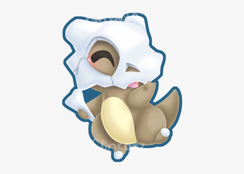 Cubone V2 By Clinkorz On Deviantart - Chibi Cubone - Free Transparent ...