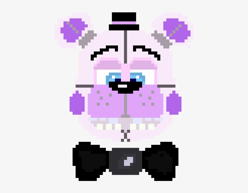 Funtime Freddy - Funtime Freddy Pixel Art - Free Transparent PNG Download - PNGkey
