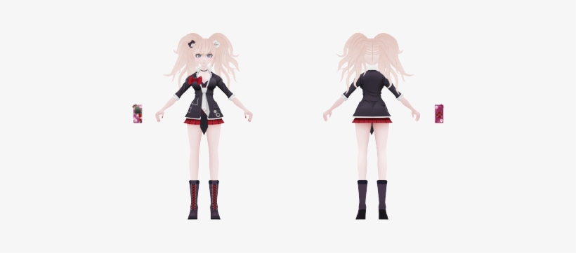 [super Danganronpa 2] Junko Enoshima - Junko Enoshima Model Mmd - Free ...