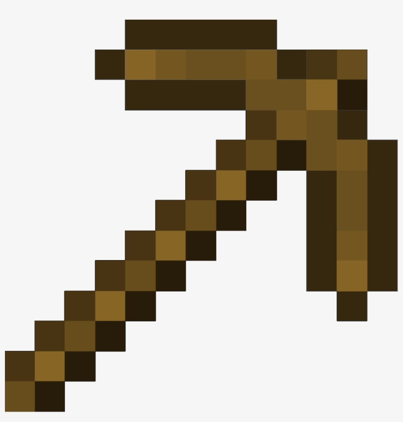Minecraft Clipart Minecraft Pickaxe - Minecraft Stone Pickaxe - Free ...