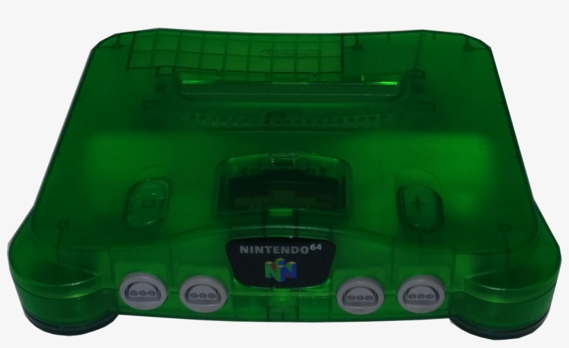 A Us Market N64 In "jungle Green" - Nintendo 64 Transparent Green ...