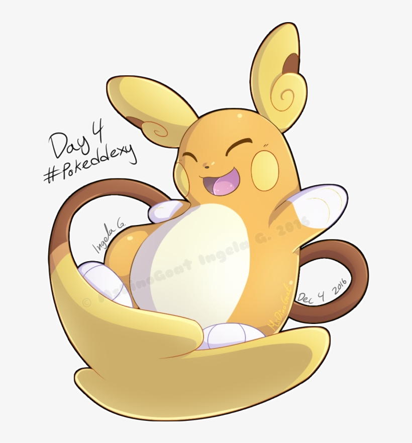 Day 4 Alolan Raichu - Cartoon - Free Transparent PNG Download - PNGkey