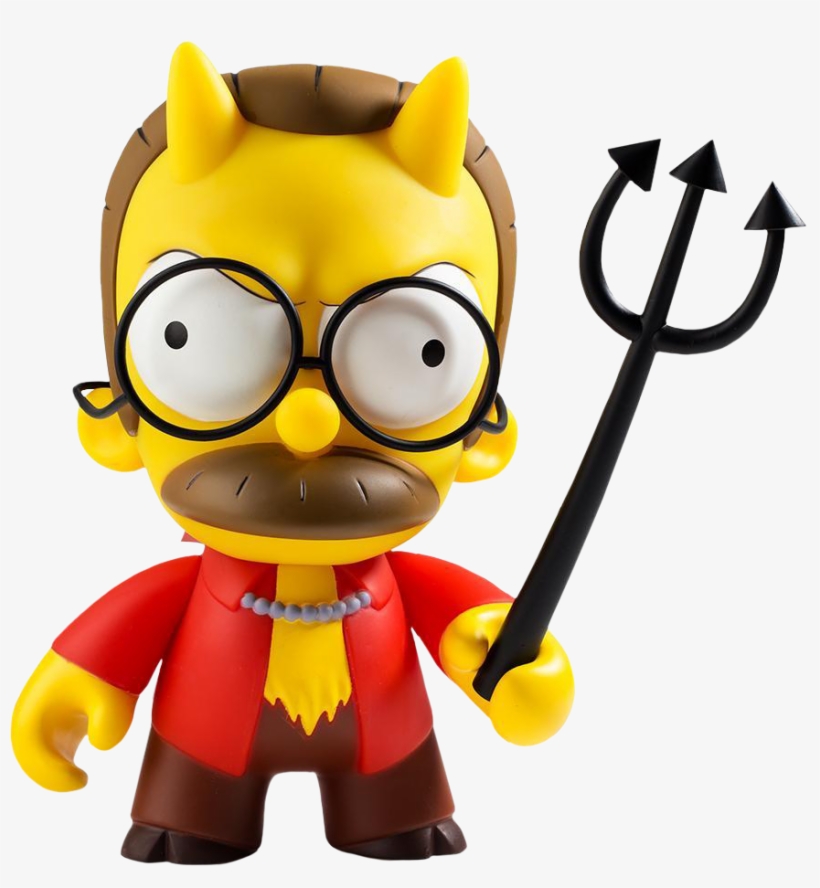 Devil Flanders 7” Vinyl Figure By Kidrobot - Devil Flanders Kidrobot ...