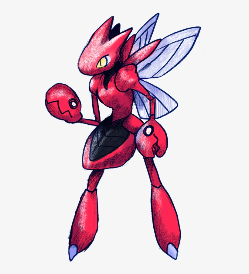 [pkmn] Scizor - Cartoon - Free Transparent PNG Download - PNGkey