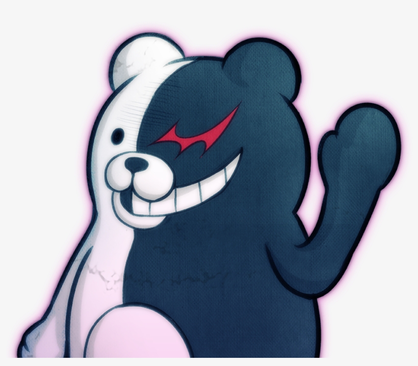 Danganronpa V3 Monokuma Consent Sprite - Monokuma Red And Blue - Free ...