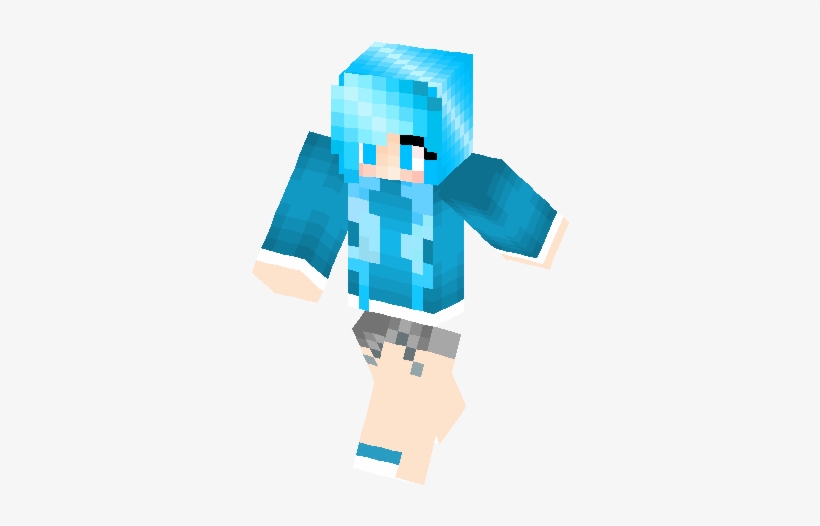 Just A Blue Skin Minecraft Skins - Minecraft Skins Blue Girl - Free ...