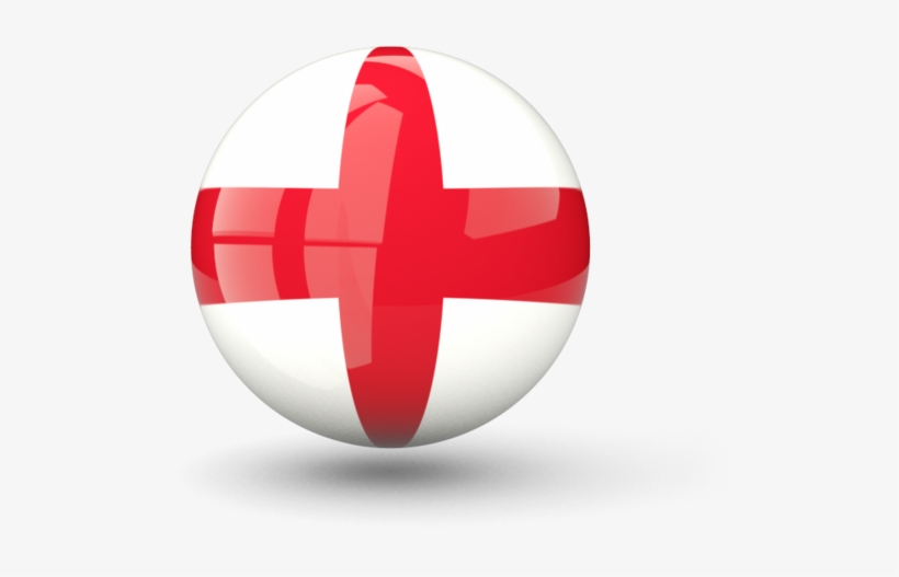 Illustration Of Flag Of England - England Round Flag Png - Free ...