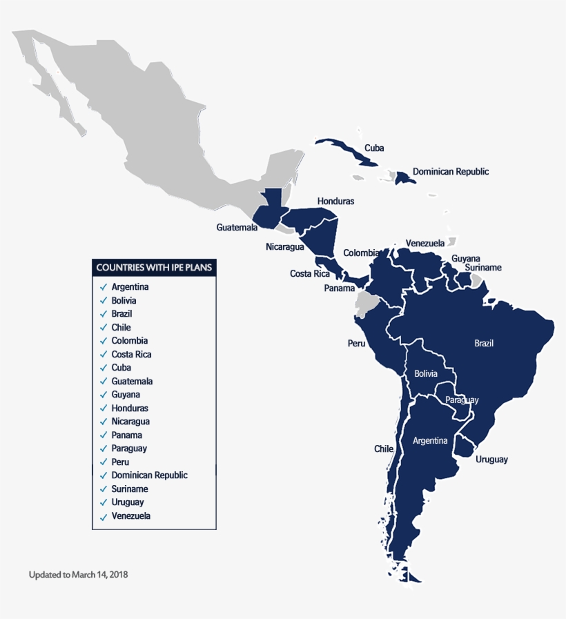 Eighteen Countries In The Region Of The Americas Presented - Mexico ...