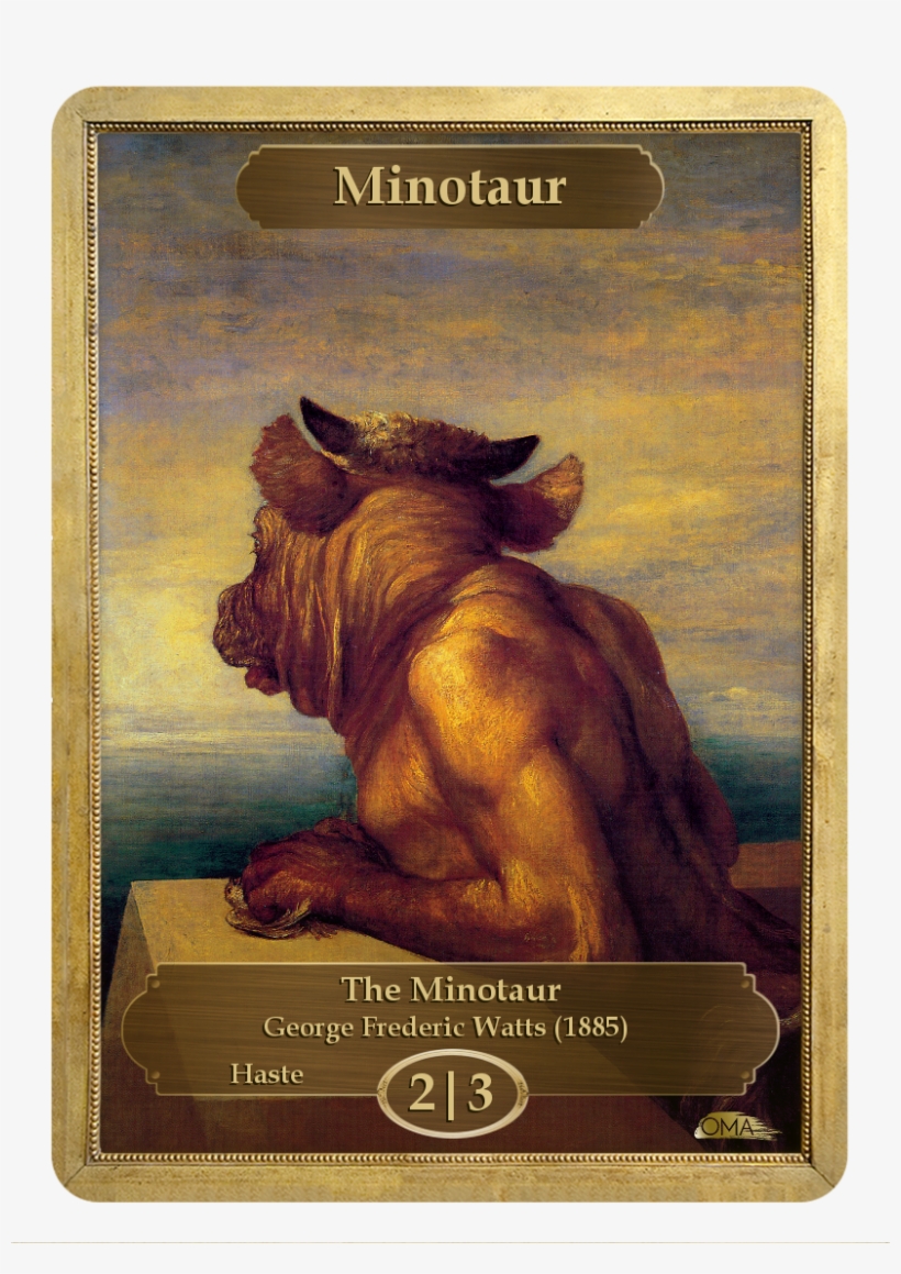 Minotaur Token By George Frederic Watts - George Frederic Watts ...