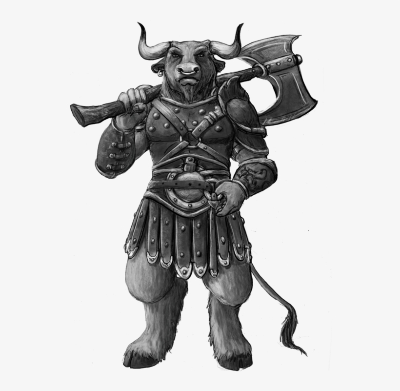 Minotaur By Phantagrafie - Minotaur Png - Free Transparent PNG Download ...