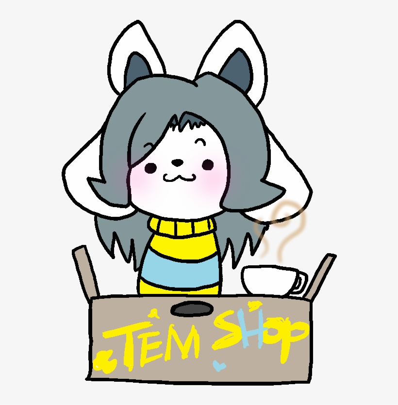 Temmie - Temmie Tem Shop - Free Transparent PNG Download - PNGkey