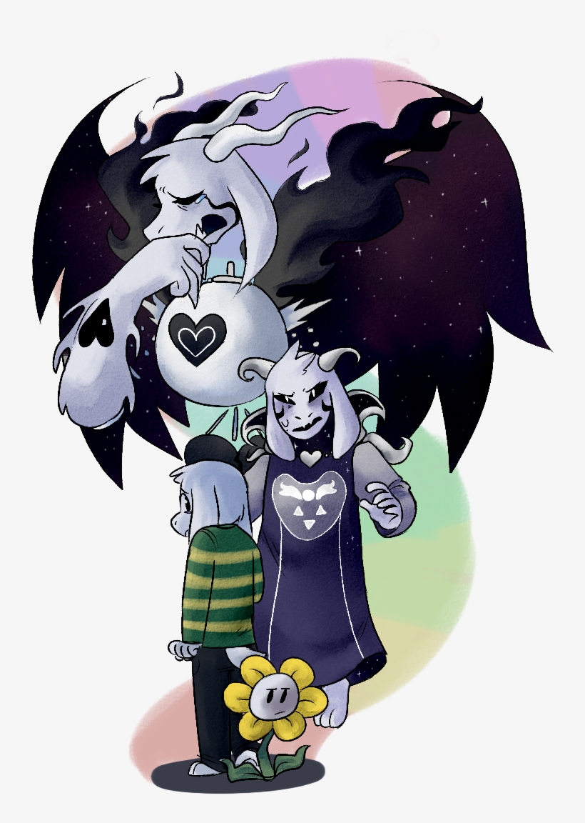 Just A Scared Little Kid - Undertale Asriel Scary - Free Transparent ...