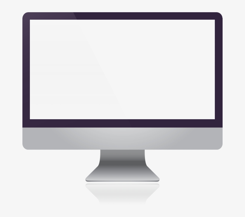 Png Download Desktop Vector Mockup - Computer Monitor - Free Transparent PNG Download - PNGkey