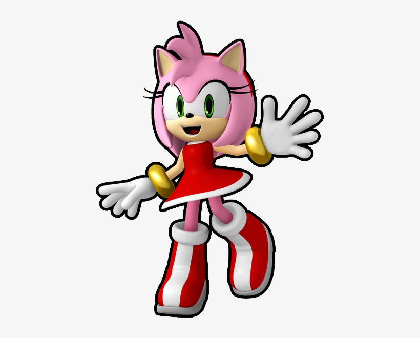 Sonic Runners Amy - Amy Rose - Free Transparent PNG Download - PNGkey