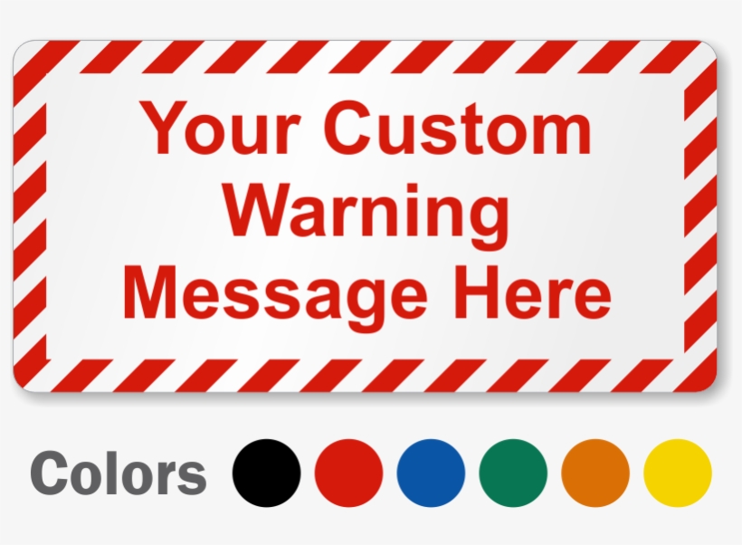 Zoom - Personalize - Safety Data Sheet Border - Free Transparent PNG ...