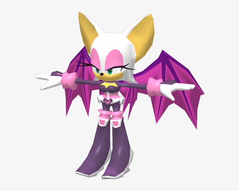 Rouge Gamecube - Cartoon - Free Transparent PNG Download - PNGkey