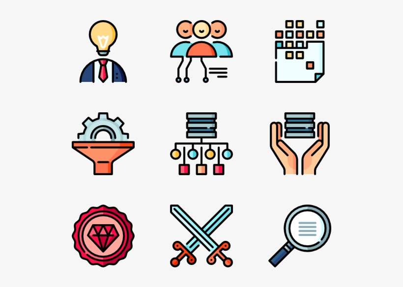 Big Data And Web Analytics - Big Data Icons - Free Transparent PNG ...