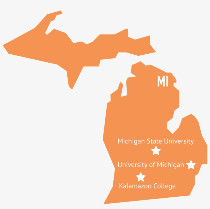 Michigan - Easy Drawing Of Michigan - Free Transparent PNG Download ...