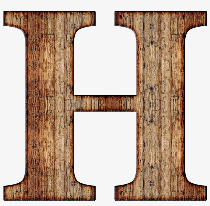 Download - Wooden Letter H Png - Free Transparent PNG Download - PNGkey