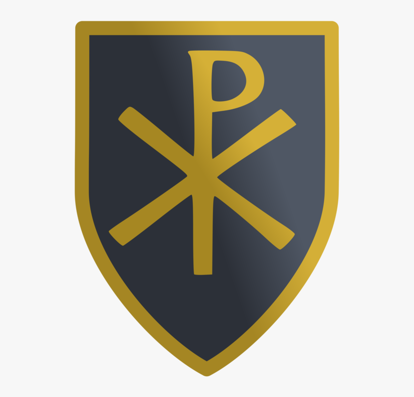 Free Vector Christian Shield Clip Art - Chi Rho On Shield - Free ...