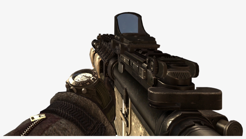 M4a1 Red Dot Sight Mw2 - Infinite Warfare Gun Png - Free Transparent ...
