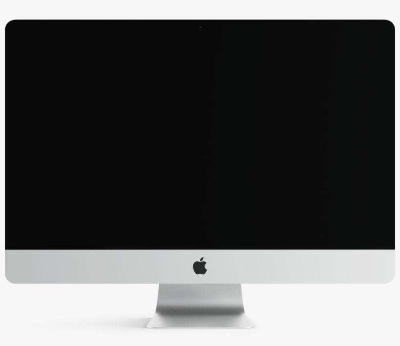 Photo Of Imac And A Video Player Within - Photograph - Free Transparent ...